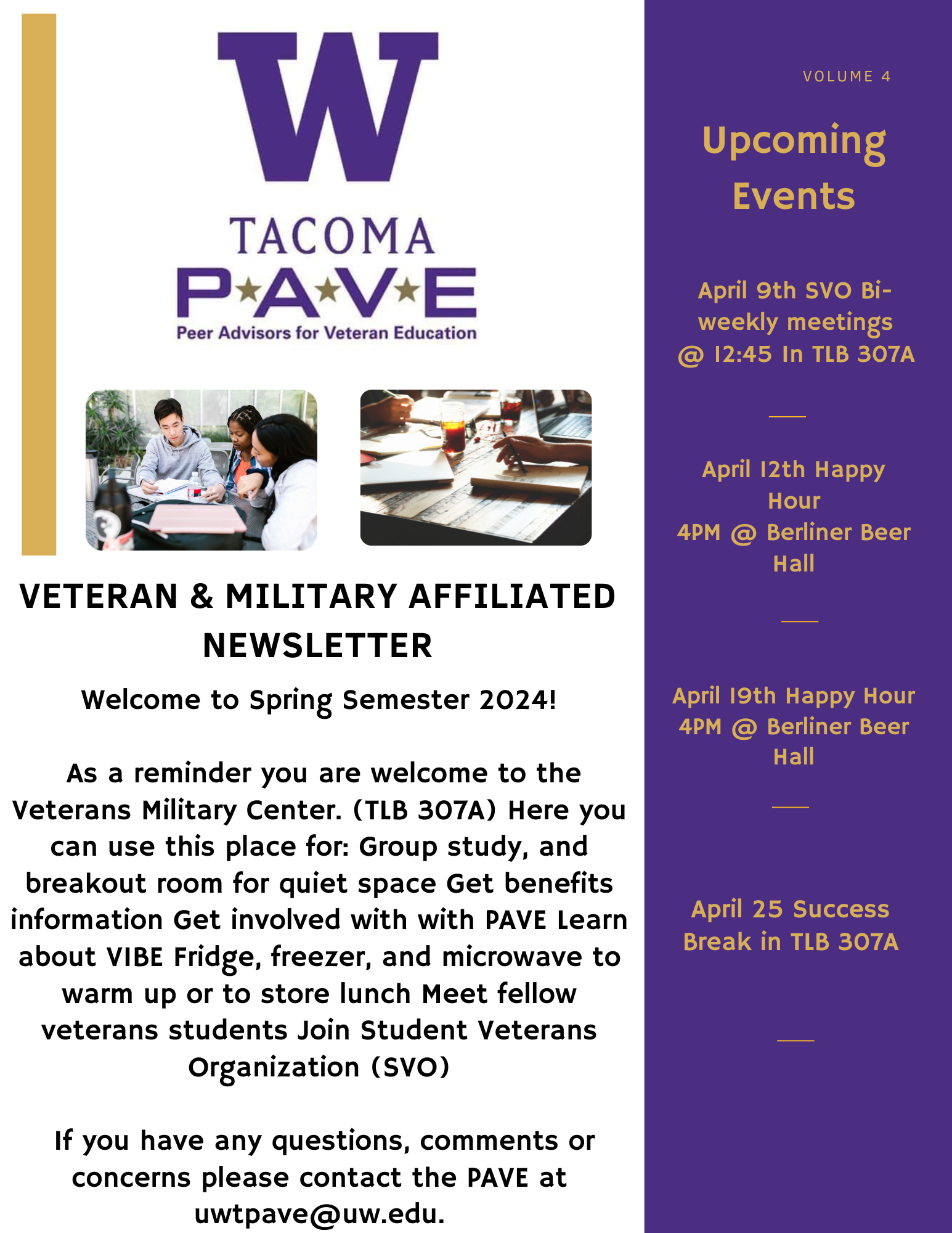 Peer Advisors for Veteran Education (PAVE) | Veteran & Military ...