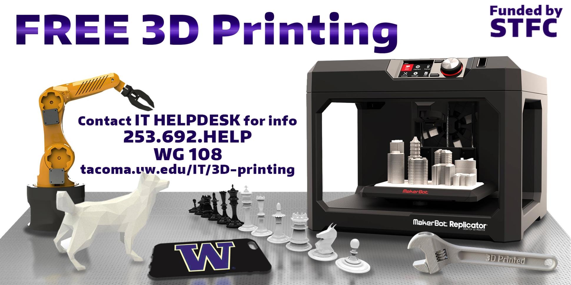 3D Printing | Information Technology | University of Washington Tacoma