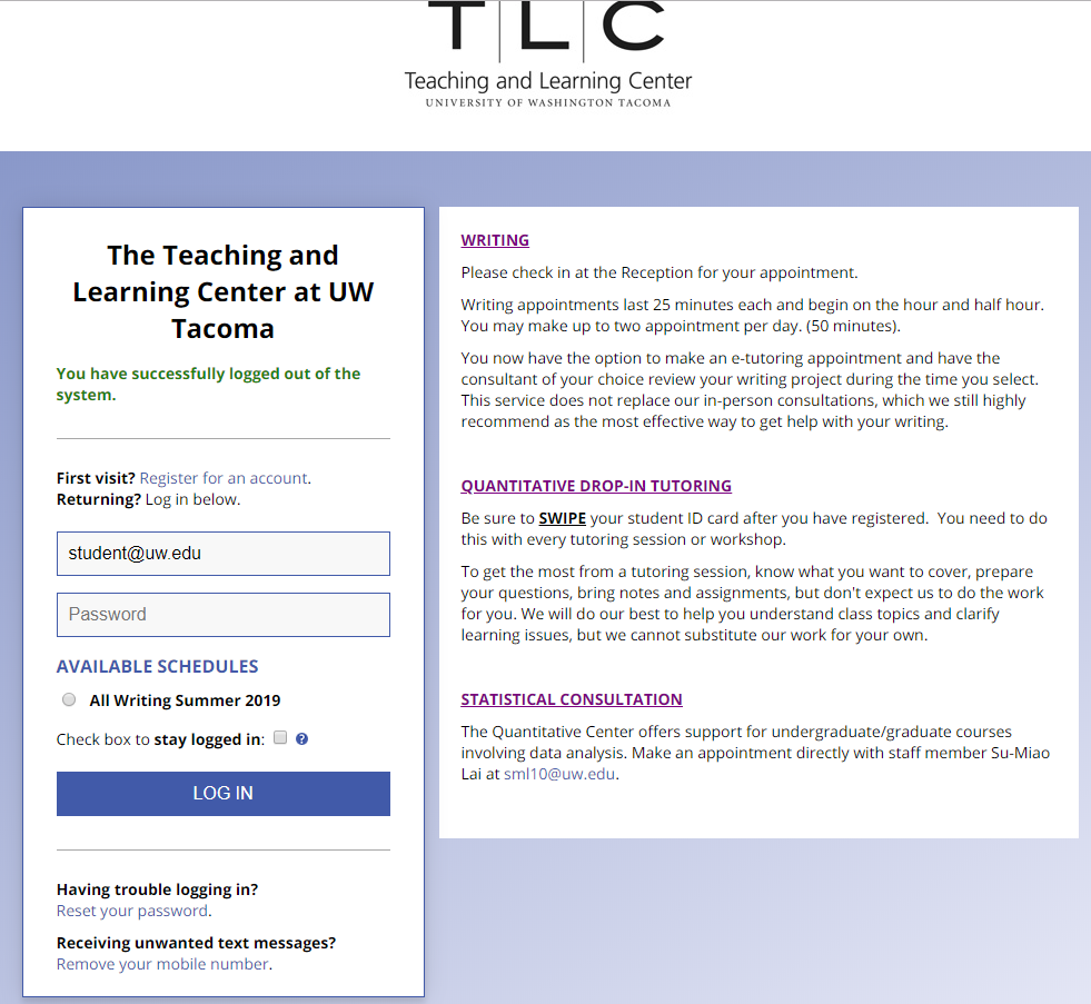 Online Tutoring | Teaching & Learning Centers | University of ...