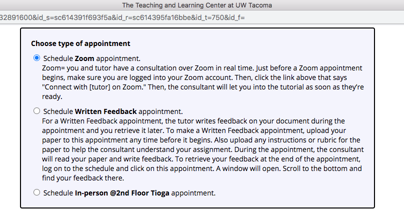 Tutoring Appointment FAQs | Teaching & Learning Centers | University of ...