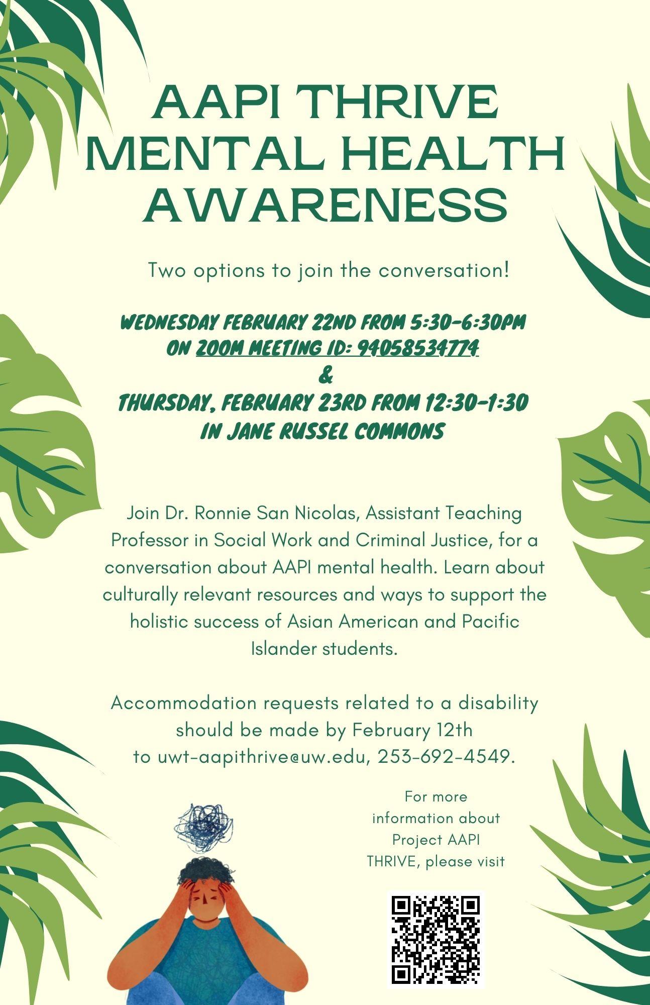 AAPI THRIVE Mental Health Awareness | AAPI THRIVE | University of ...