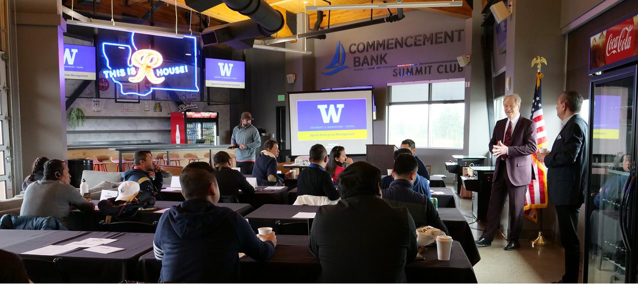 Indonesian Delegation Visits UWT Sports Enterprise Management | Milgard ...