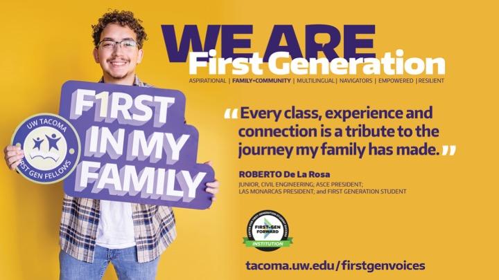 ‘We Are First Gen’ | News & Information | University of Washington Tacoma