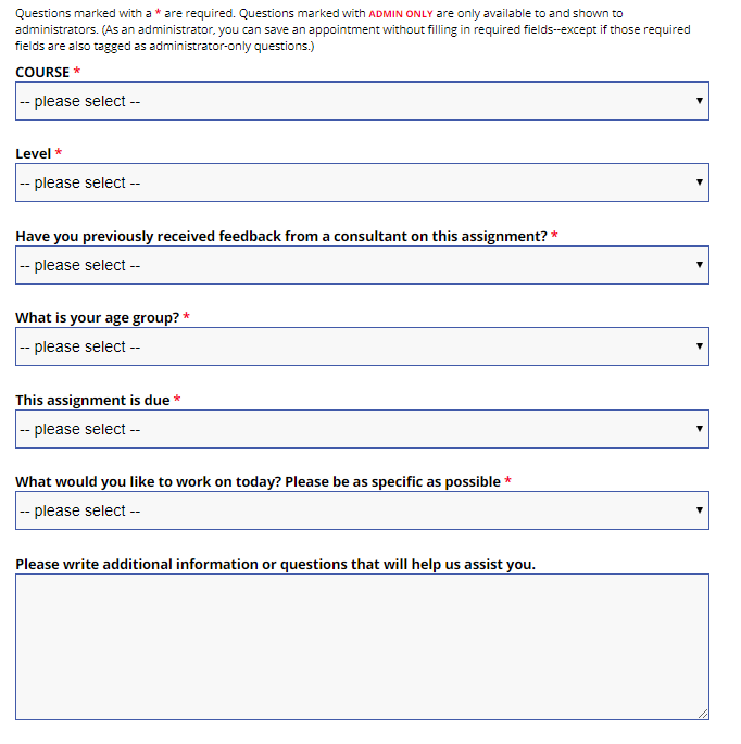 Tutoring Appointment FAQs | Teaching & Learning Centers | University of ...