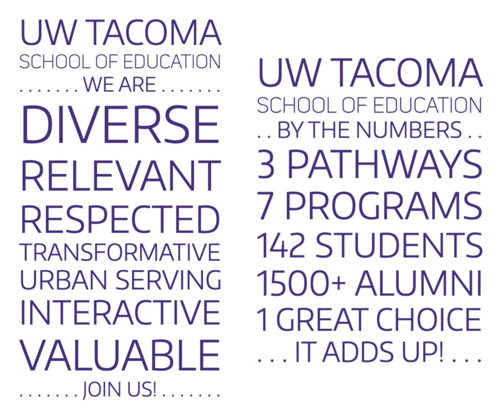 Home | School of Education | University of Washington Tacoma