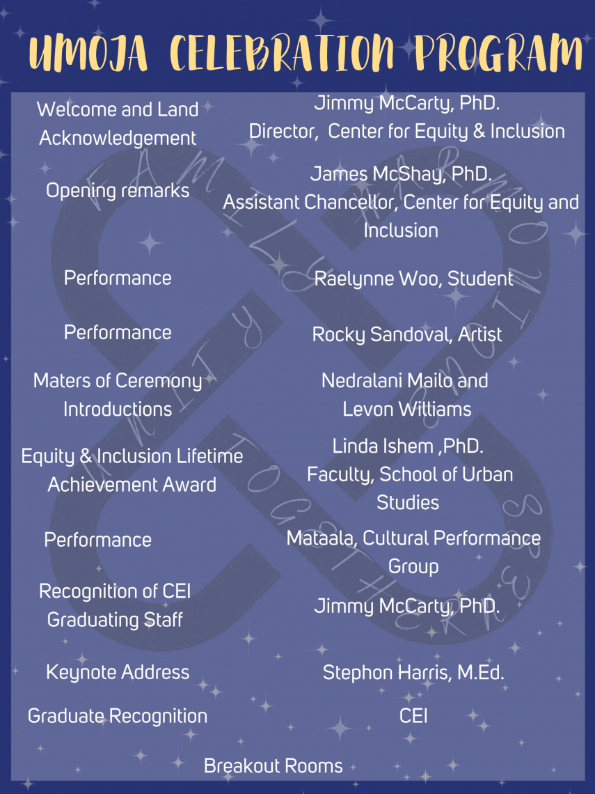 Umoja 2020 Program | Center for Equity and Inclusion | University of ...