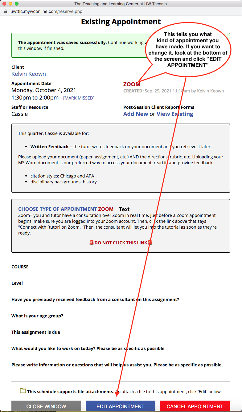 Tutoring Appointment FAQs | Teaching & Learning Centers | University of ...