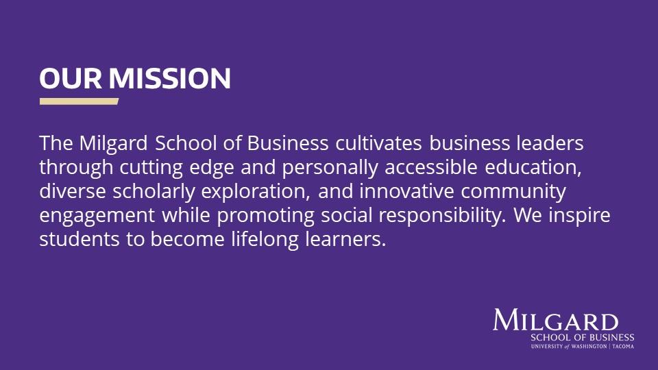 MBA Tuition | Milgard School of Business | University of Washington Tacoma